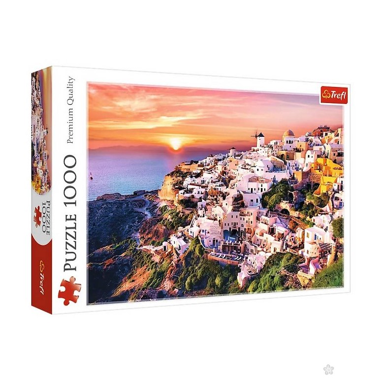 Puzzla Sanset over Santorini T10435