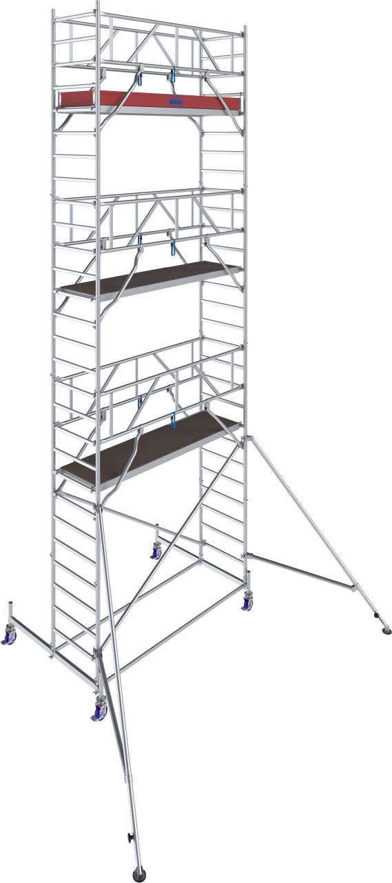 Krause stabilo aluminijumska pokretna skela - serija 10 - radna v. 8,4m, (2,5x0,75m), 772060