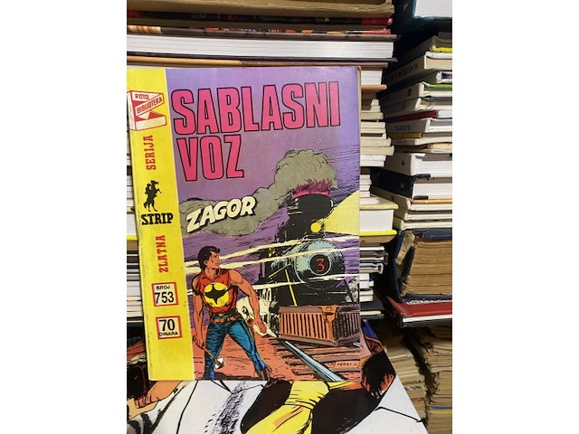 Zlatna serija 753 - Sablasni voz - zagor