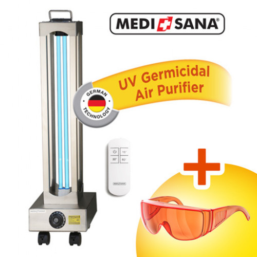 MEDISANA™ UV + OZONE GERMICIDNI STERILIZATOR I OZONIZATOR PROFFESIONAL 150W + ZAŠTITNE NAOČARE