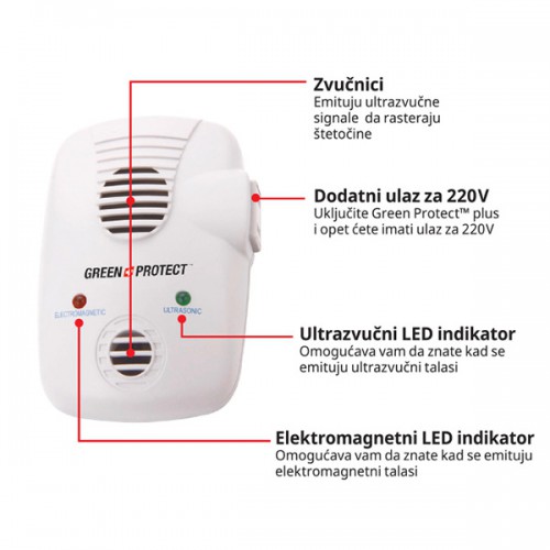Rasterivač štetočina Green Protect Plus XJ-92