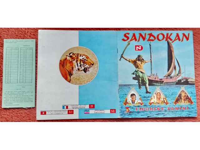 Album Sandokan - vrlo redak album POPUNJEN 85%
