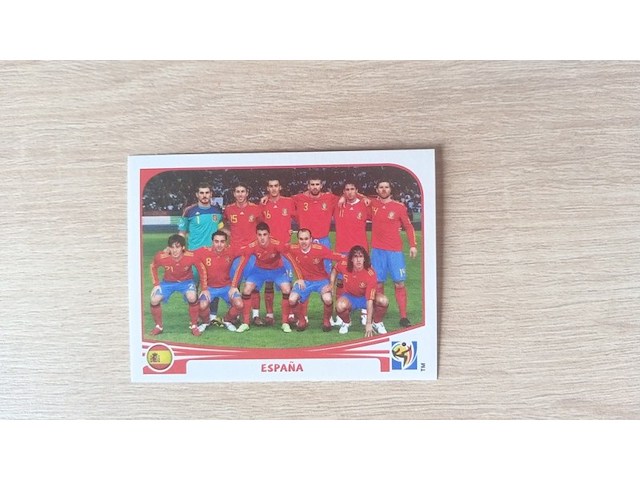 Južna Afrika broj 562 World cup 2010 Panini