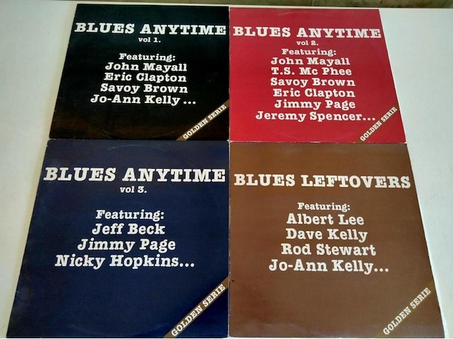 BLUES   ANYTIME 4 X LP MINT