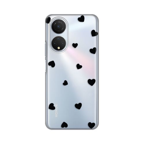 Silikonska futrola - maska print Skin za Huawei Honor X7 Hearts