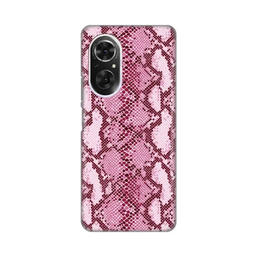 Silikonska futrola - maska print za Huawei Nova 9 SE/Honor 50 SE Pink Snake