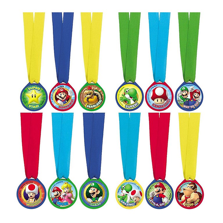 Medalje Super Mario – 12 kom