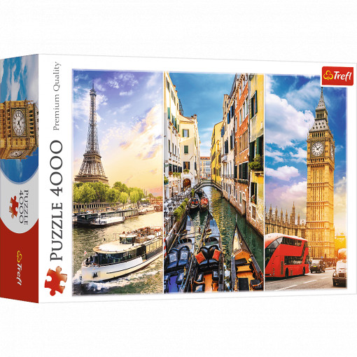 Trefl puzzle Trip around Europe 4000 delova