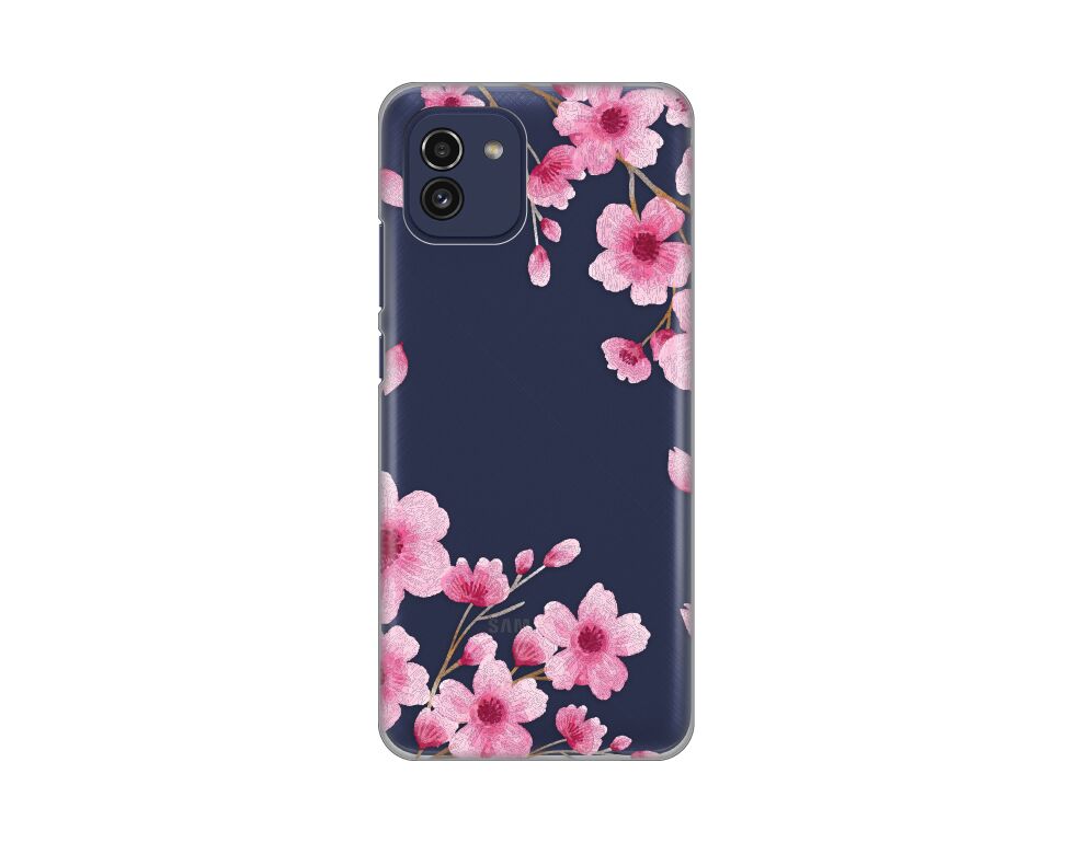 Silikonska futrola PRINT Skin - Samsung A035 Galaxy A03 Rose flowers