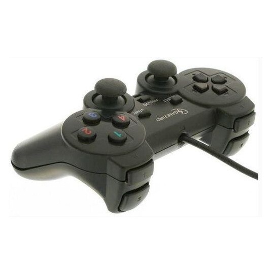 Gembird JPD-THRILLERSHOCK-BOX USB 2.0 analog vibration gamepad black (alt. JPD-UDV-01) (343)