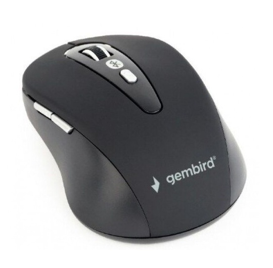 Gembird MUSWB-6B-01 bežični bluetooth miš optički USB 800-1600Dpi black 95mm
