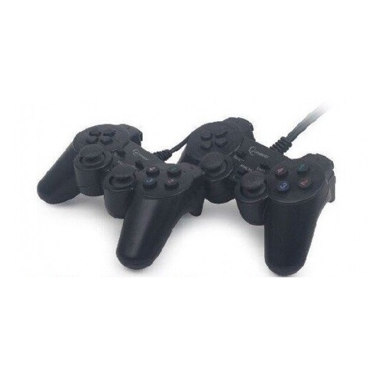 Gembird JPD-UDV2-11 USB 2.0 double analog vibration gamepad black (559)