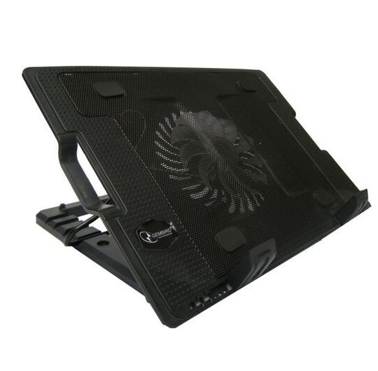 Gembird N2000IV hladnjak za laptop, 15-17" 180mm Fan-CONTROL, 2xUSB, 365x265mm, Ergo Stand(583)