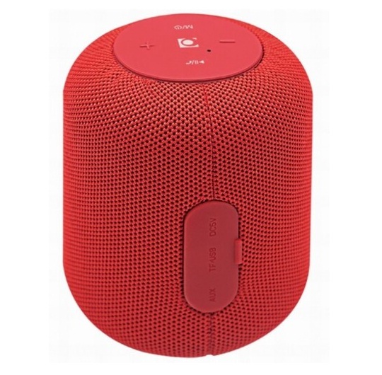 Gembird SPK-BT-15-R portable bluetooth speaker+handsfree 5W, USB, SD, AUX, red