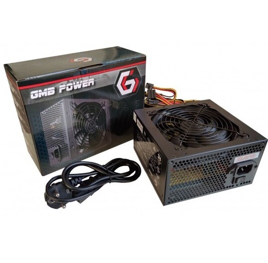 Gembird GMB-650-12 napajanje 650W 12cm FAN,20+4pin, 4pin, 3xSATA,1xIDE 4-pin, 6-pin sa kutijom (1475)