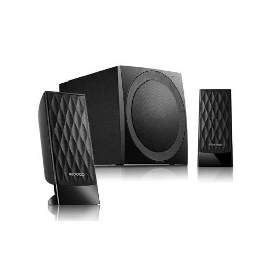 Microlab M-300 aktivni drveni zvučnici 2.1 sistem 38W RMS(14W, 2x12W) 3.5mm