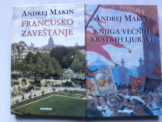 Andrej Makin, dve knjige
