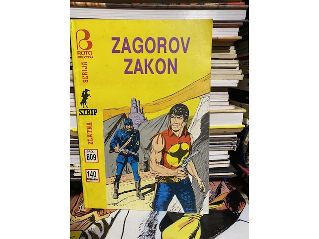 zlatna serija 809 - Zagorov zakon