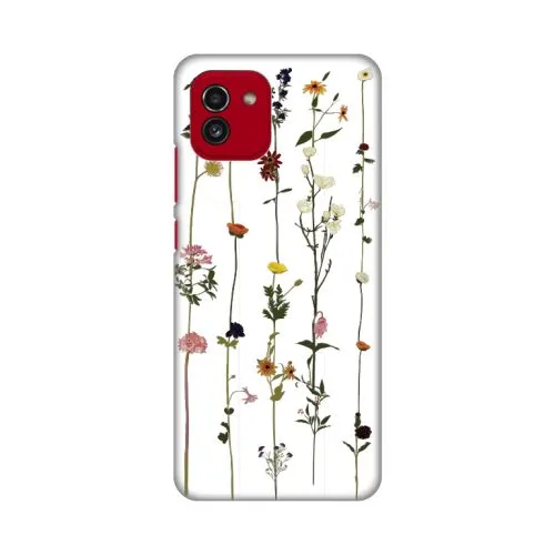 Silikonska futrola - maska print Skin za Samsung A035 Galaxy A03 Flower