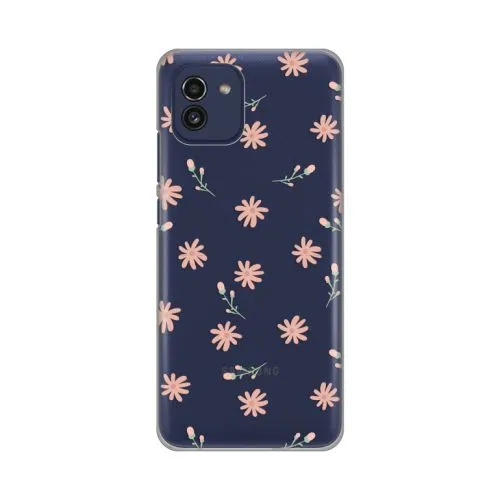 Silikonska futrola - maska print Skin za Samsung A035 Galaxy A03 Spring flowers 2