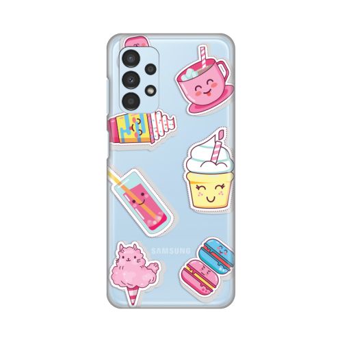 Silikonska futrola - maska print Skin za Samsung A135 Galaxy A13 4G Ice cream