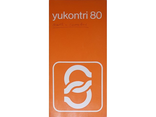 Katalog `YUKONTRI 80` Ljubljana Jugoslavija