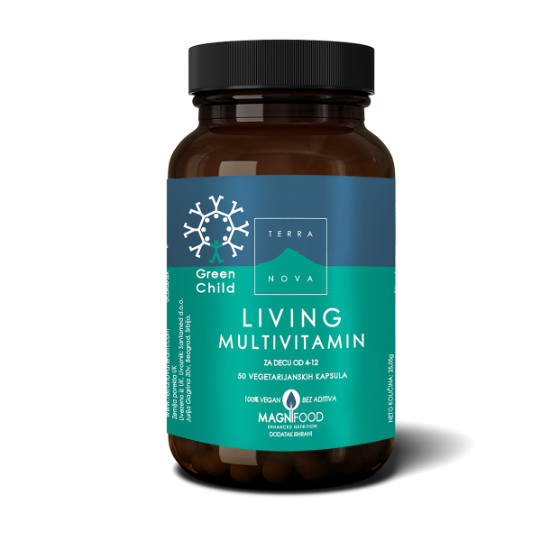 Terranova living multivitamin za decu 50 kapsula