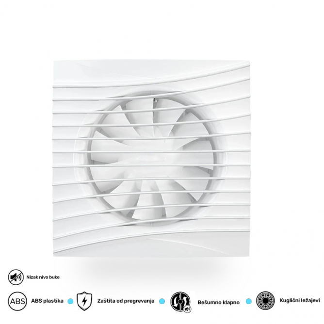 ERA VENTILATOR F125 SILENT 5C MRH