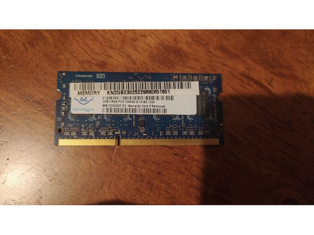 Ram memorija DDR3 Nanya , 2GB , 1333MHz