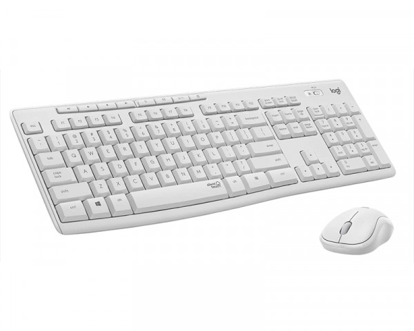 LOGITECH MK295 Silent Wireless Combo US tastatura + miš bela