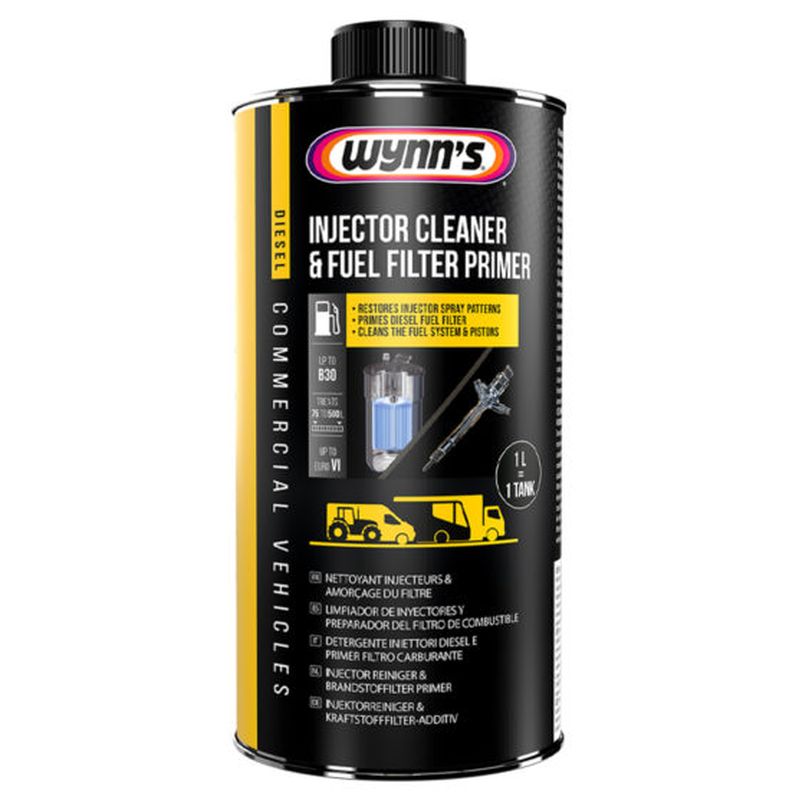 WYNNS Commercial Vehicle Injector Cleaner & Filter Primer - aditiv za čišćenje dizni dizel 1 L