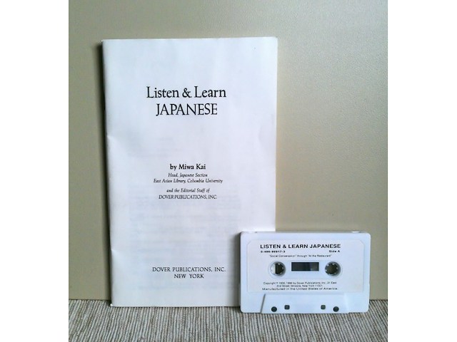 Listen &; learn Japanese + Kaseta - Miwa Kai