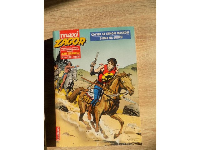 Zagor maxi 3 - Čovjek sa crnom maskom LUDENS