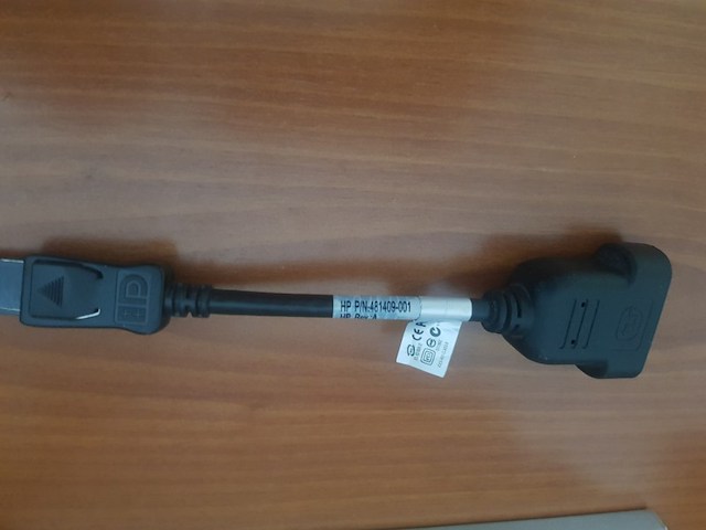 HP DisplayPort DP to DVI D Cable Adapter