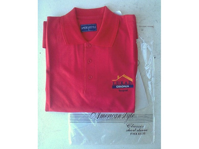 majica polo crvena broj XL AMERICAN STYLE