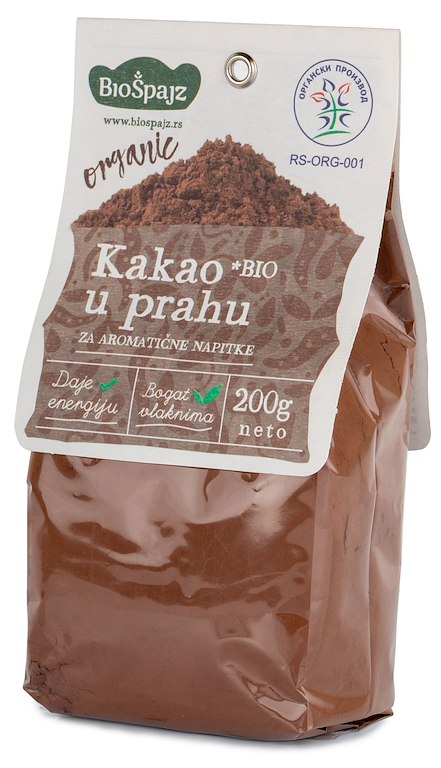 Kakao prah (organski proizvod) 200 g Bio Špajz