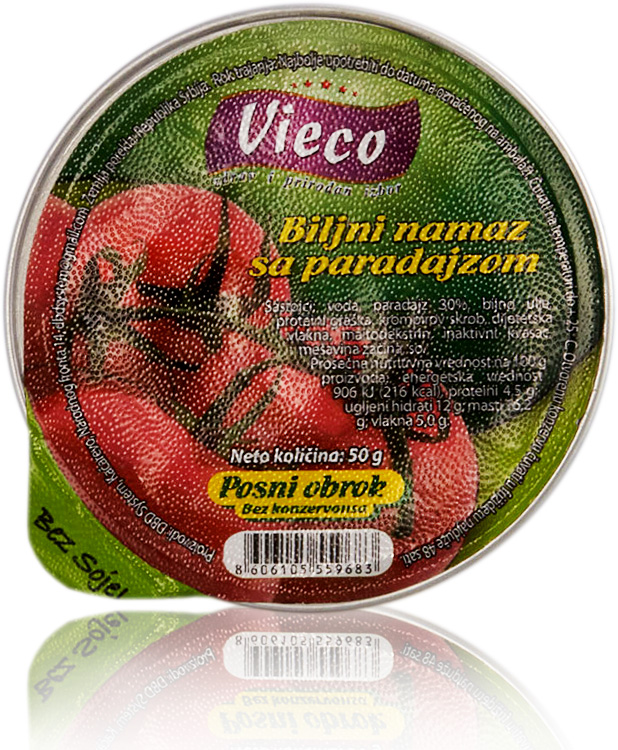 Posni biljni namaz sa paradajzom 50 g Vieco