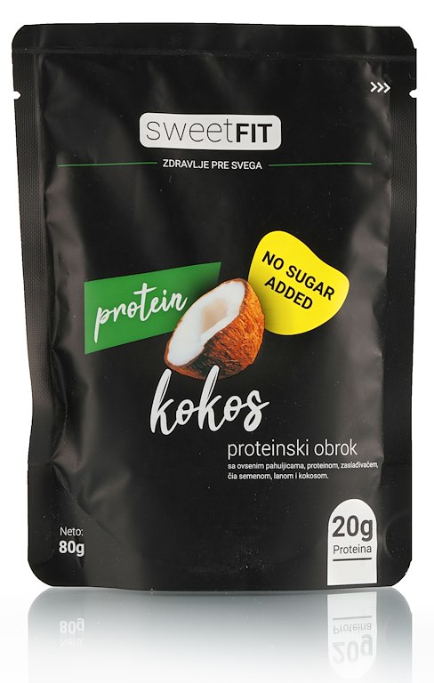 Proteinski obrok kokos 80 g Sweetfit