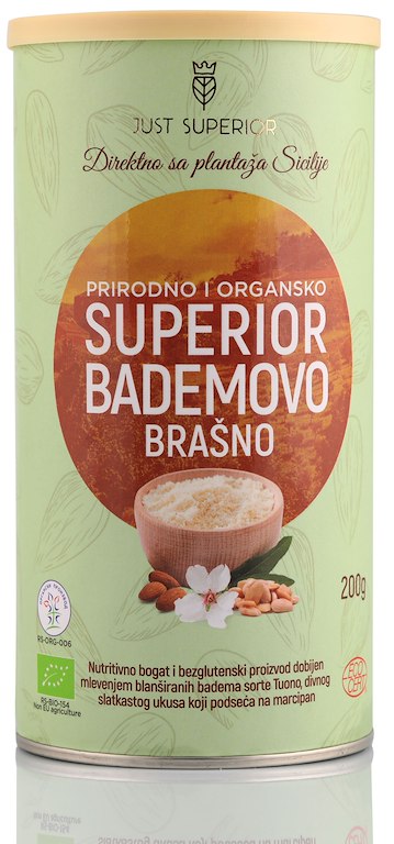 Bademovo brašno (organski proizvod) 200 g Just Superior