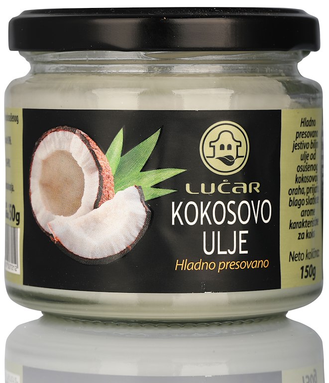 Kokosovo hladno ceđeno nerafinisano ulje 150 g Lučar