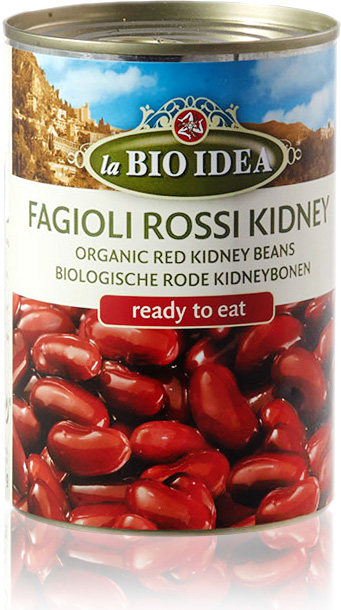 Bareni crveni pasulj - sterilisani (organski proizvod) 400 g La Bio idea