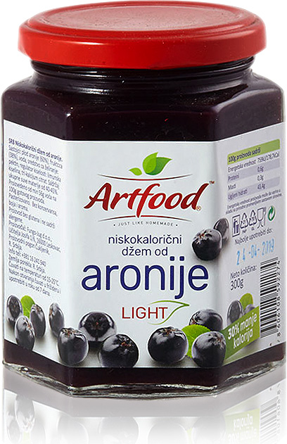 Niskokalorični džem od aronije light 300 g Artfood