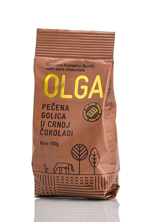 Pečena golica u crnoj čokoladi 100 g Olga