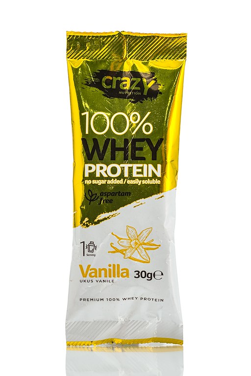 Protein vanila 30 g Crazy Nutrition