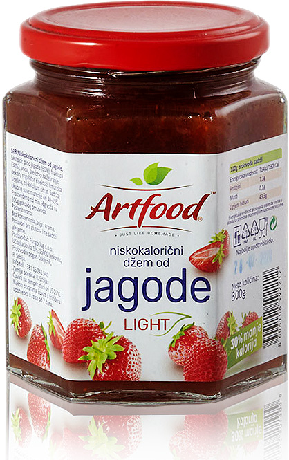 Niskokalorični džem od jagoda light 300 g Artfood