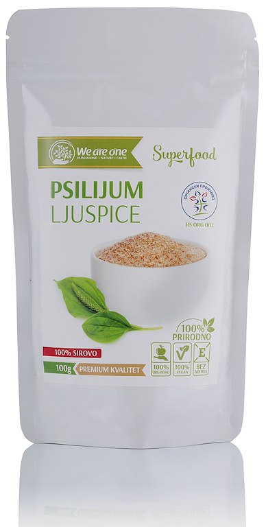 Psilijum ljuspice (organski proizvod) 100 g We are one