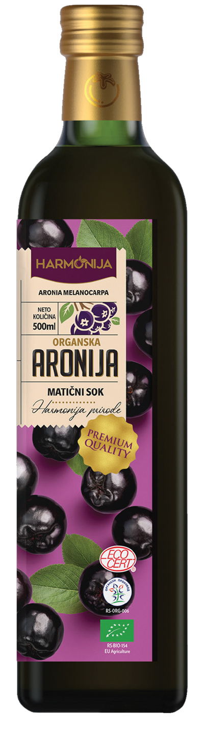 Matični sok od aronije (organski proizvod) 500 ml Aronija vita