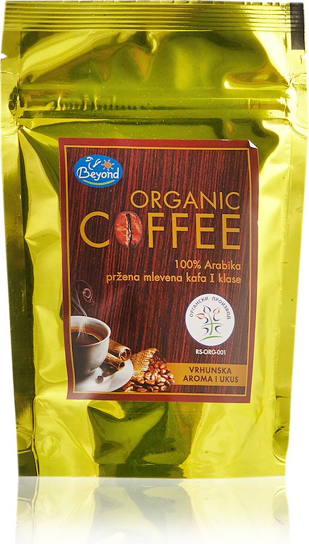 Pržena mlevena kafa Arabika (organski proizvod) 100 g Beyond