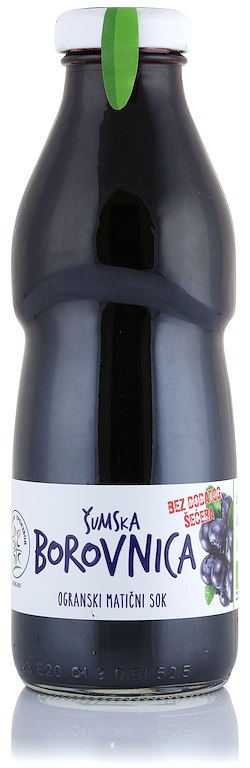 Matični sok šumske borovnice (organski proizvod) 500 ml Nisha