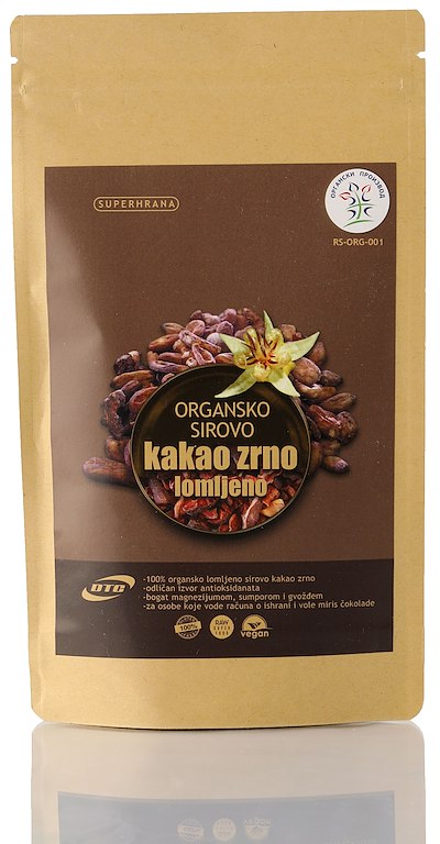 Sirovo kakao lomljeno zrno (organski proizvod) 100 g Superhrana